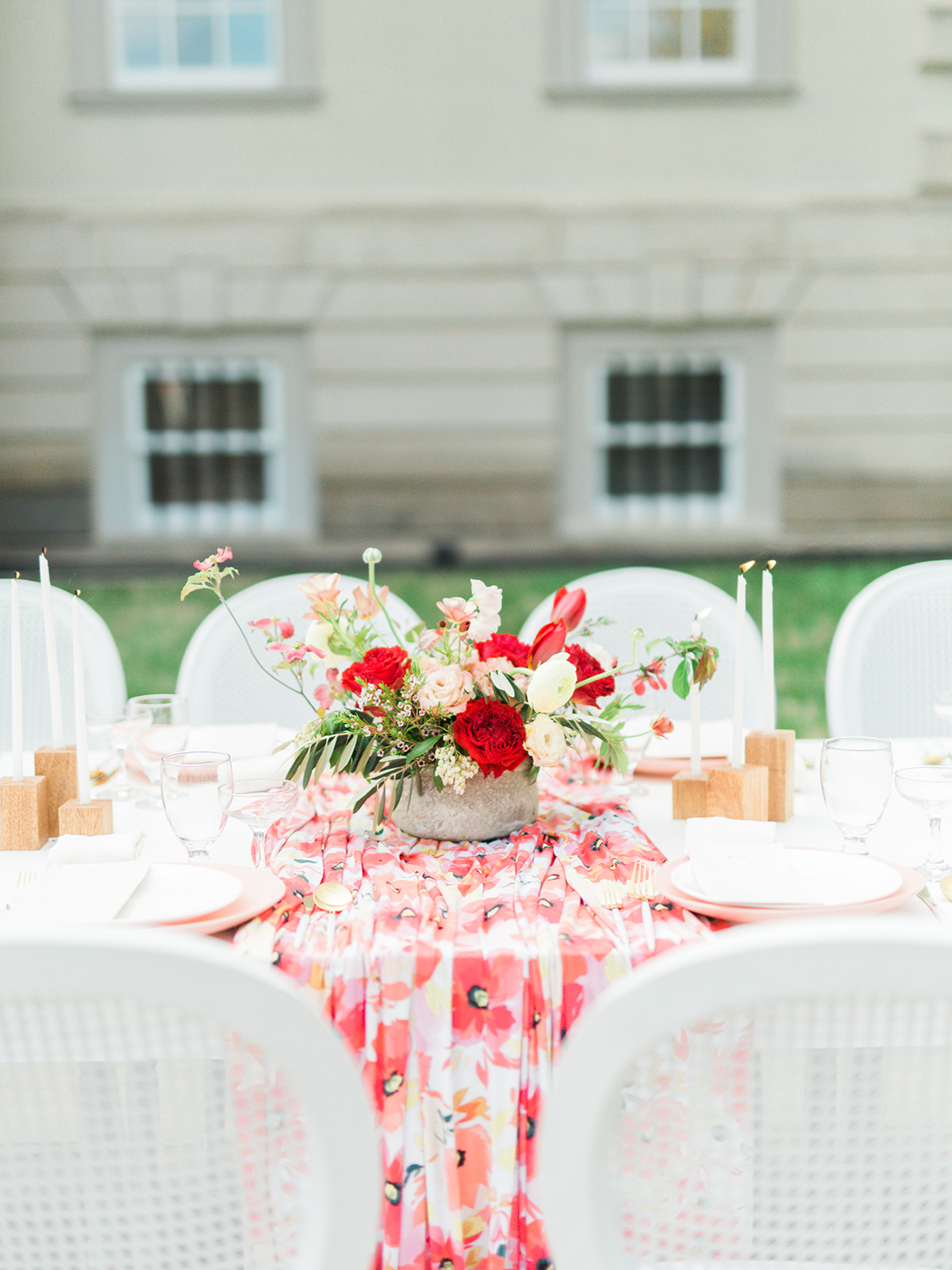Great Marsh Estate Wedding in Poppy Red - The Welcoming District