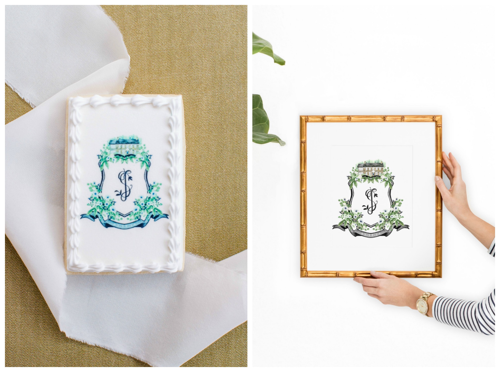 Watercolor Crest Featuring Tranquility Farm - The Welcoming District